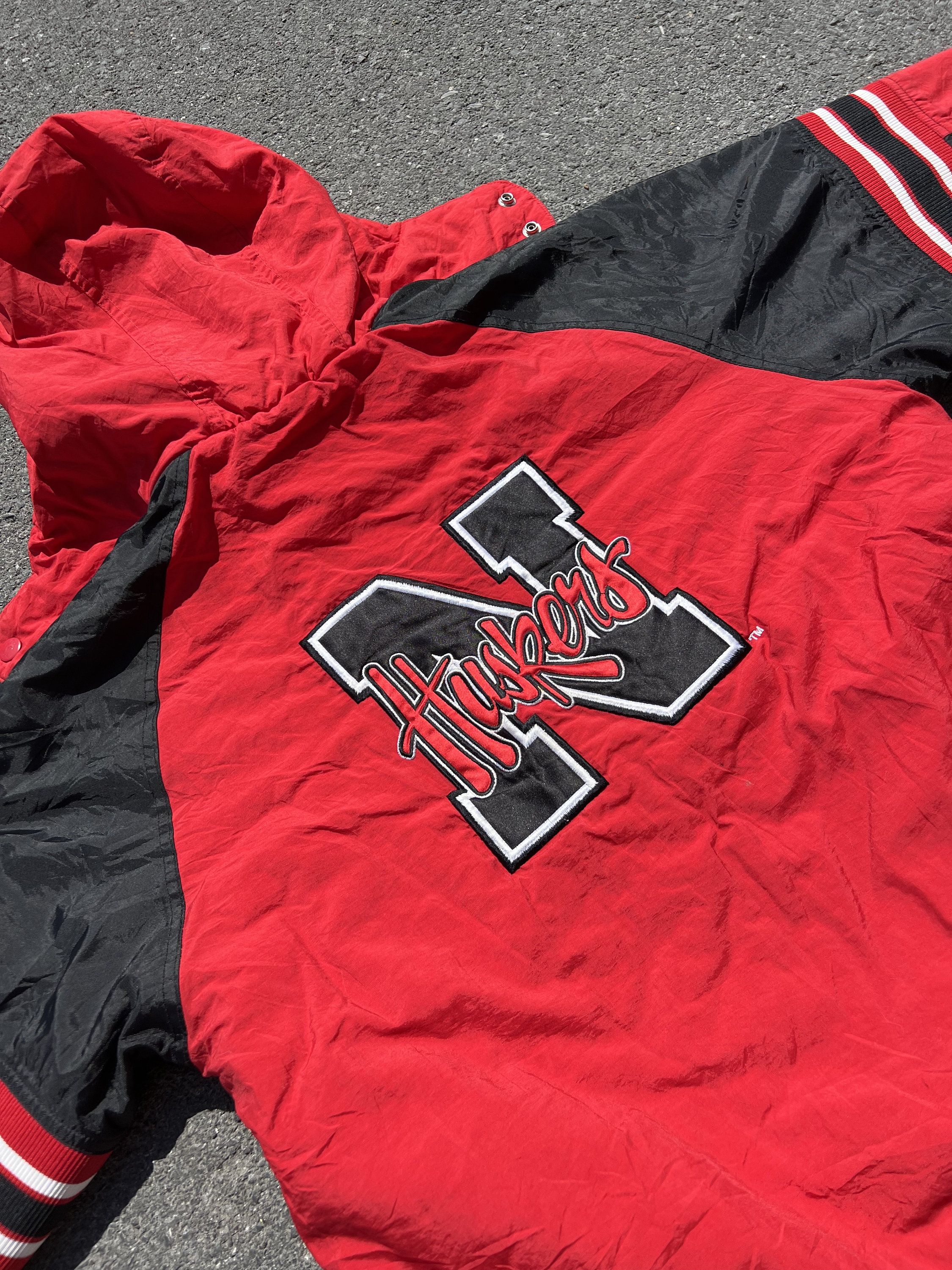 Vintage Starter Nebraska Huskers Pullover Half Zip Jacket NCAA 90s - Etsy