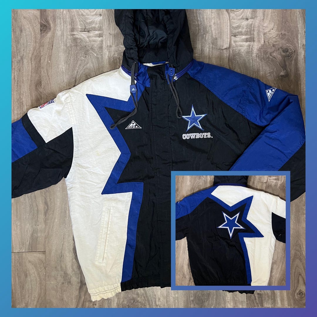 Vintage Apex One Dallas Cowboys Full Zip Jacket NFL 90s - Etsy