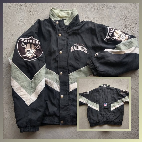 Vintage Starter Raiders Full Zip Jacket NFL 90s | Etsy