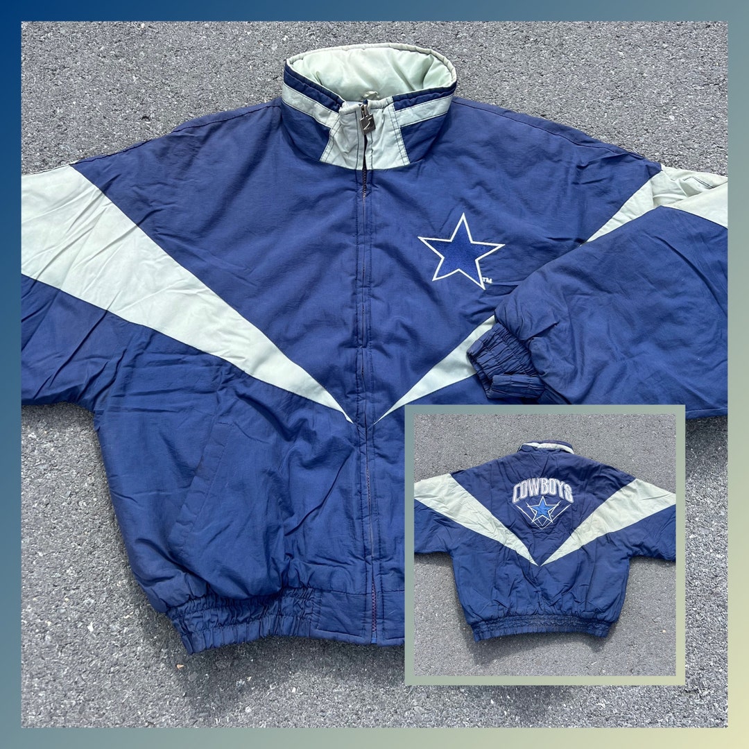 Vintage Chalk Line Dallas Cowboys Full Zip Jacket 90s Nfl - Etsy