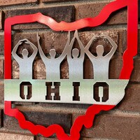 Welcome to Ohio Sign, Ohio Metal Sign, Ohio Gift, Ohio Gifts, Ohio ...