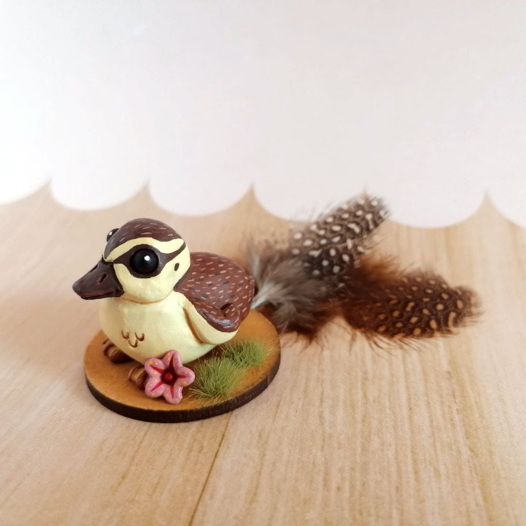 Duck Miniature for Cottagecore Room Decor Duckling Figurine - Etsy