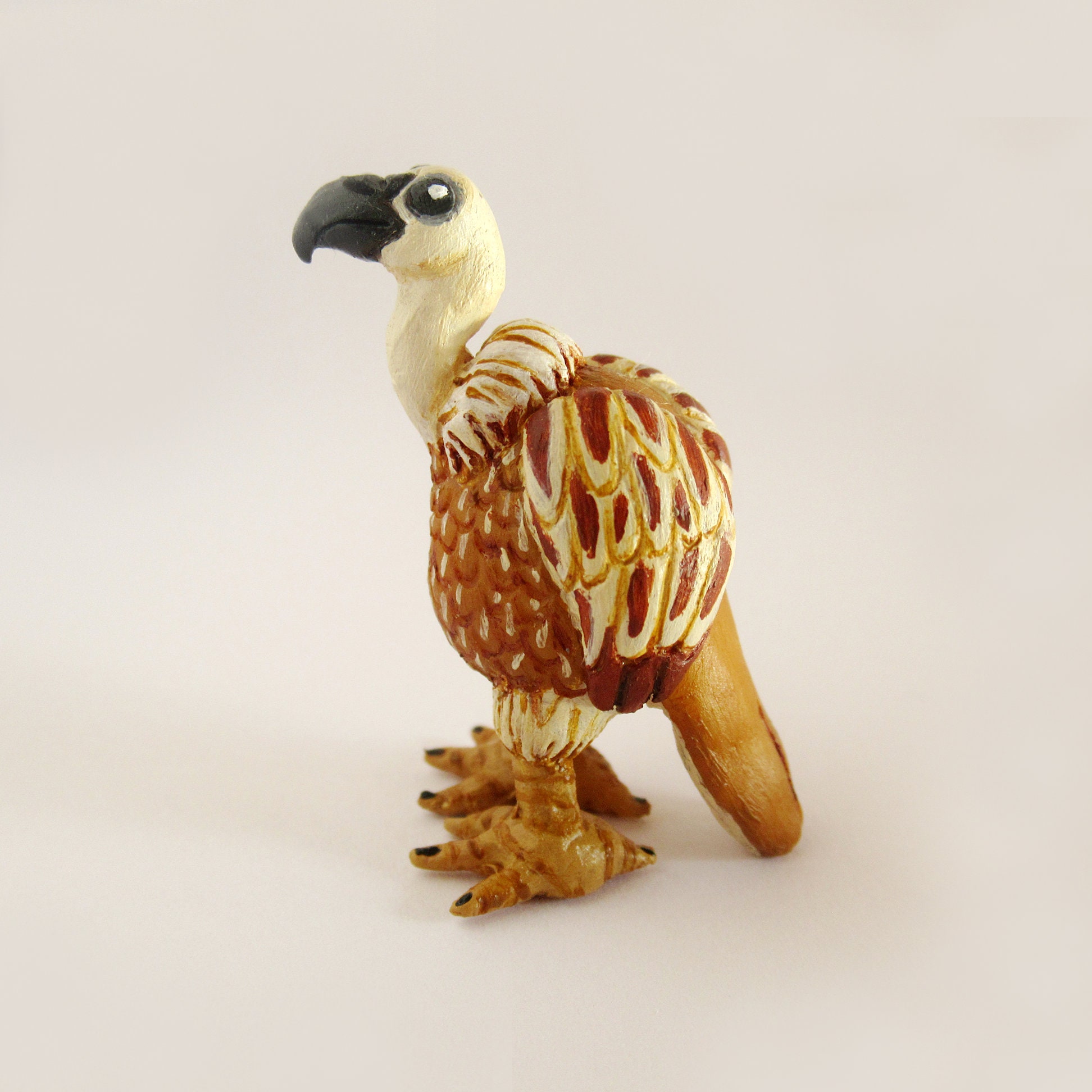 Vulture Bird Miniature African Art Decor, Vulture Culture Bird Art Gift ...