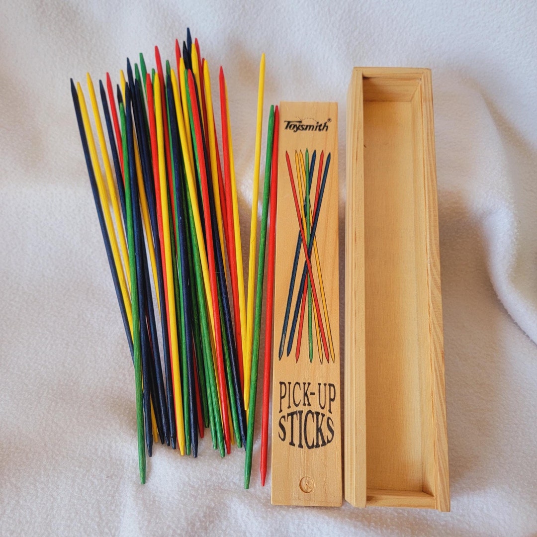 Vintage Toysmith Pick up Stick Game, Includes Original Box and Sticks ...