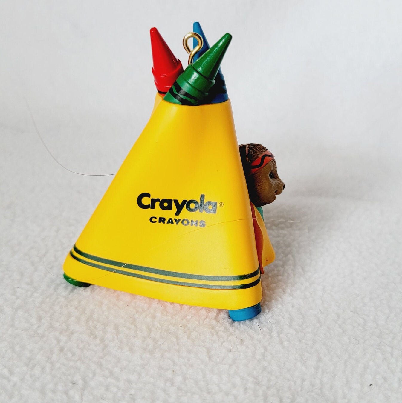 Vintage Hallmark 1995 Crayola Crayon Ornament, Bright N Sunny Tepee ...