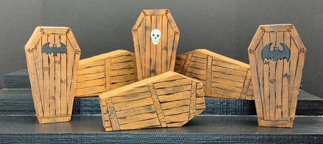 Hand Carved Wood Coffins (H10) - Etsy
