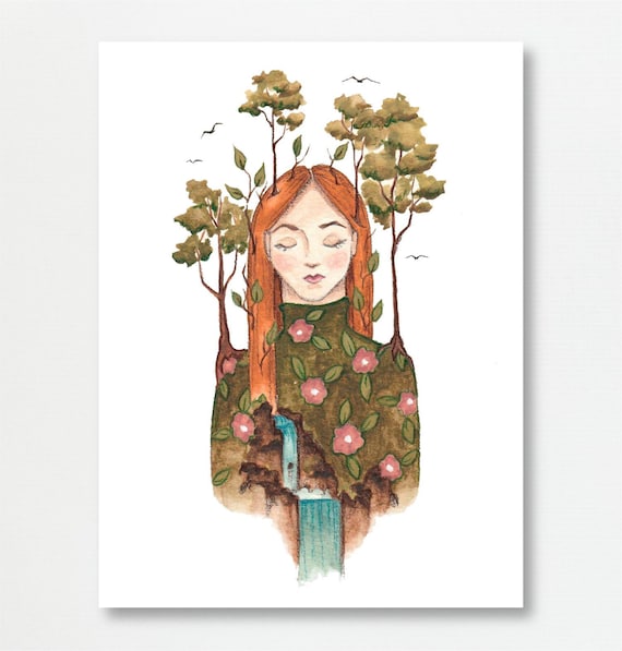 Mother Nature Tree Drawings