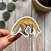 Fox Hop Vinyl Sticker Waterproof Illustrated Jumping Fox Decal Premium ...