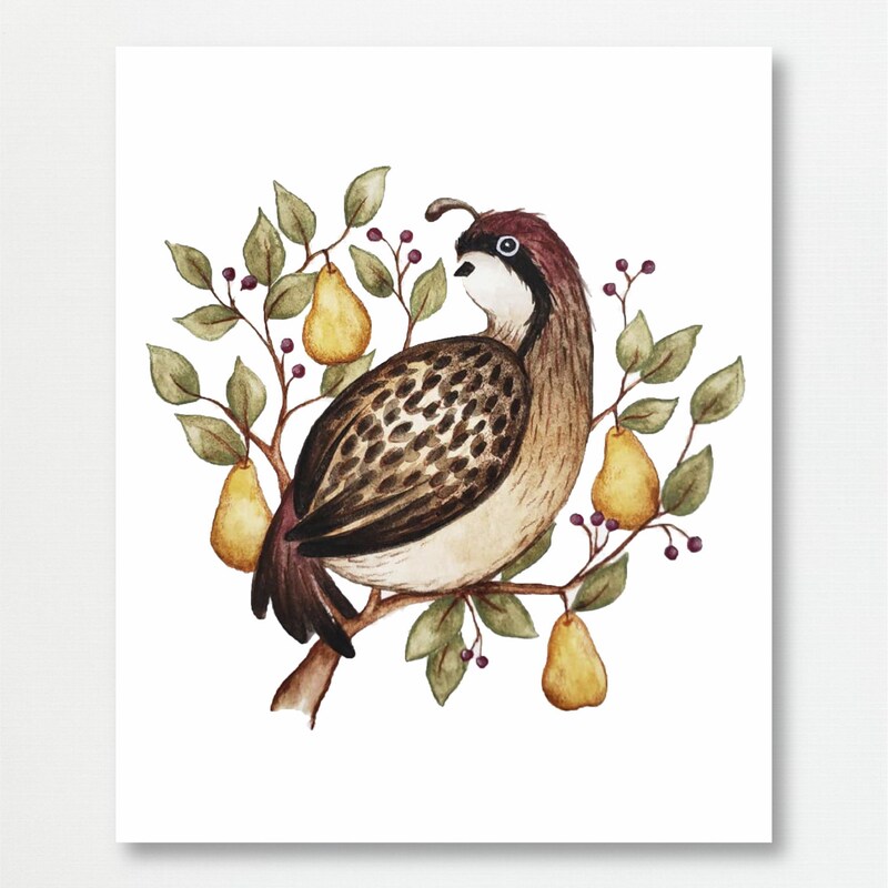 Partridge in a Pear - Etsy