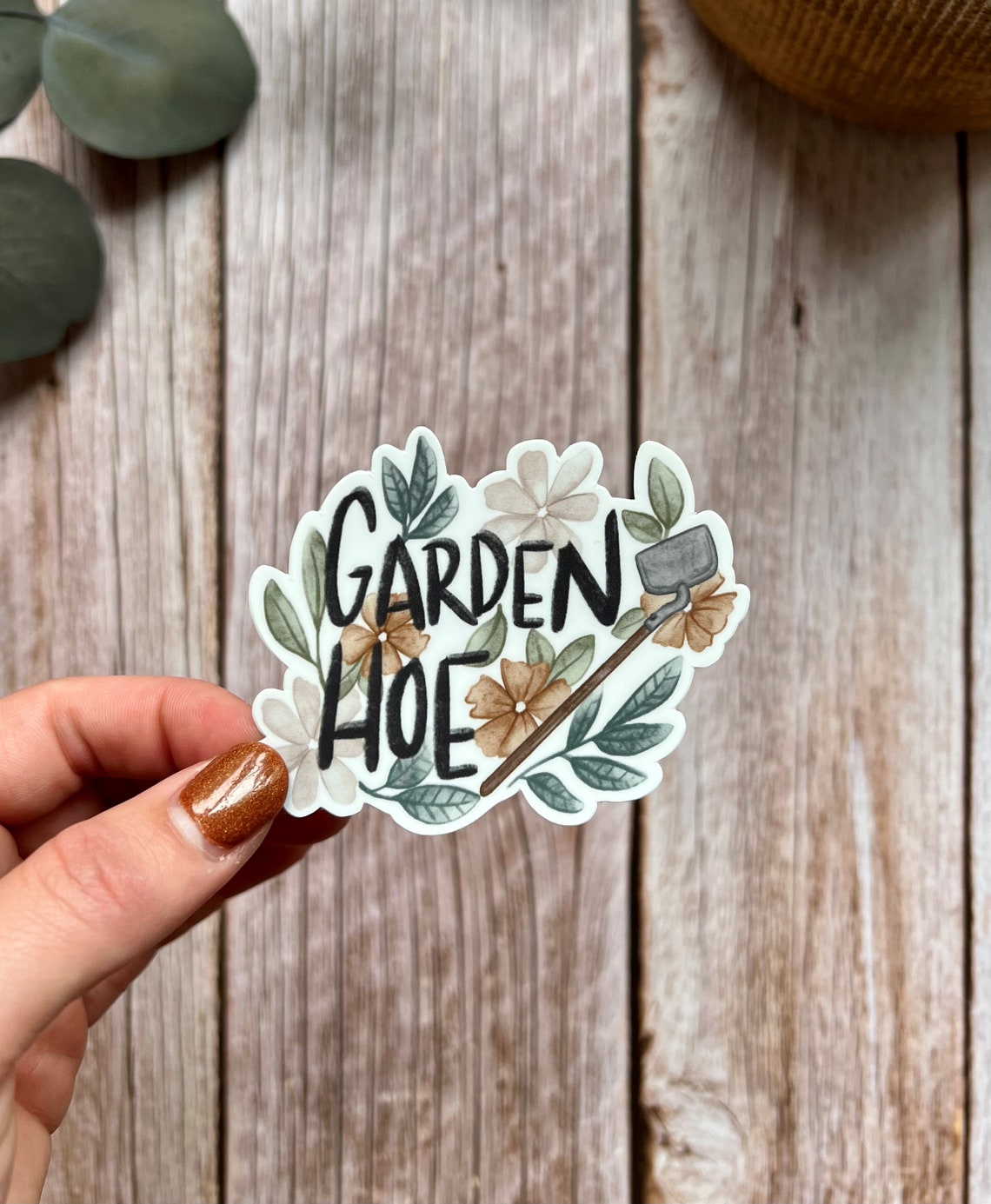 Garden Hoe Vinyl Sticker Glossy Die Cut Sticker Premium | Etsy