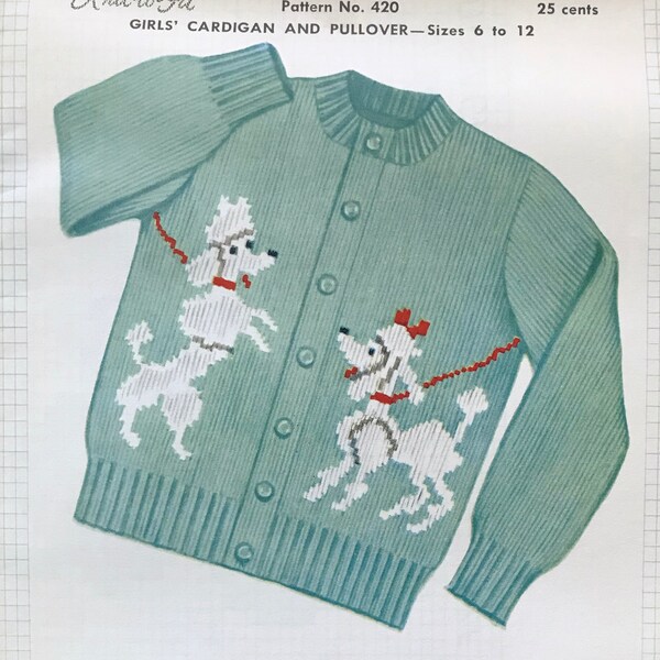 Poodle Sweater - Etsy