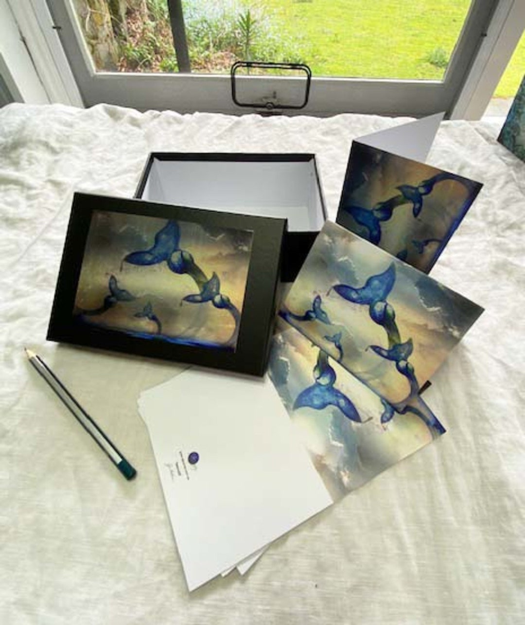 Artwork 'sadness' Themed Gift Set of 6 x2 Colour Designs of 3 Cards - Etsy