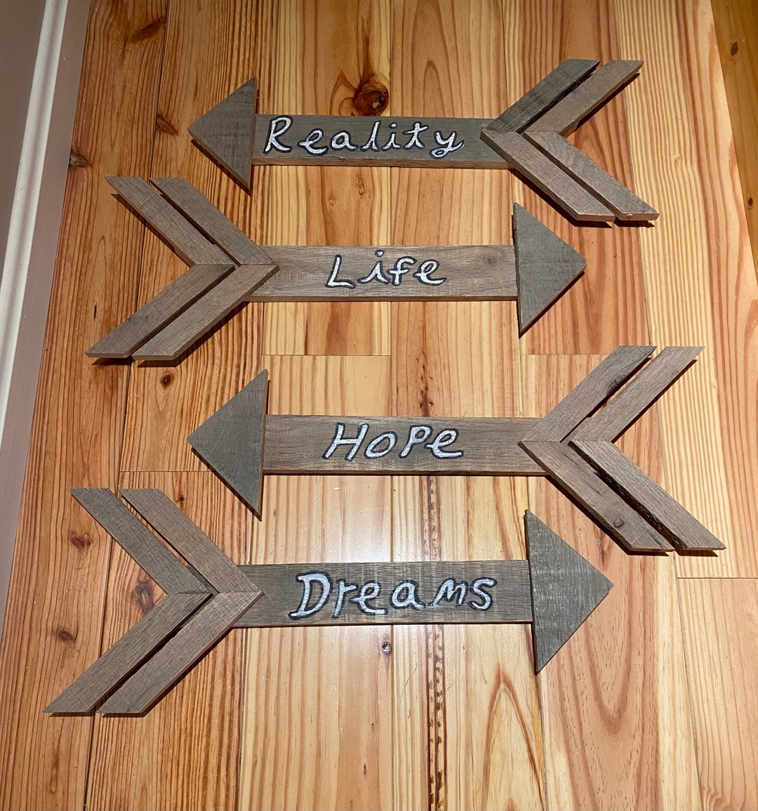 4 Oak Decor Arrows Hand Crafted - Etsy