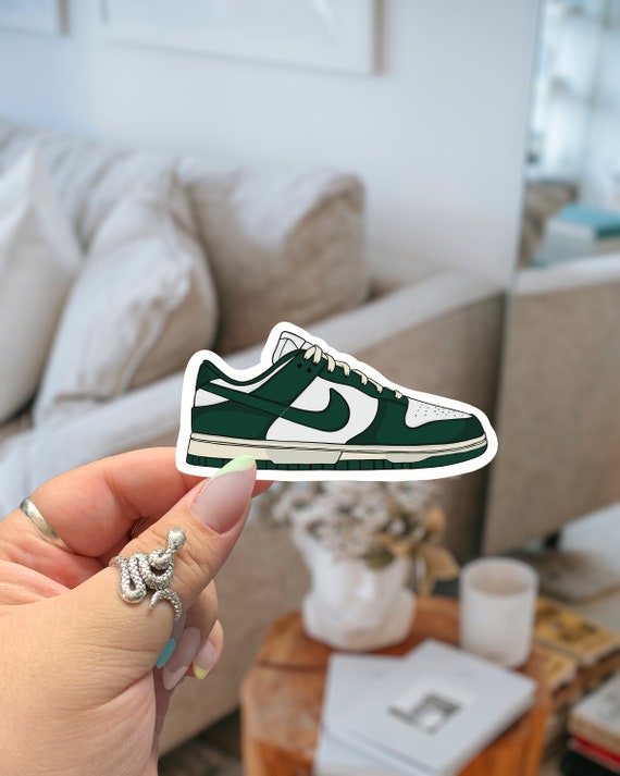 Nike Dunk Low 'vintage Green' Vinyl Sticker | Etsy