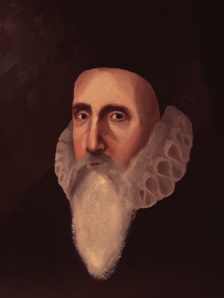 20x24 Portrait of Dr. John Dee - Etsy