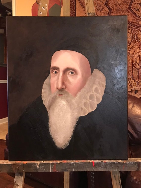 20x24 portrait of Dr. John Dee | Etsy