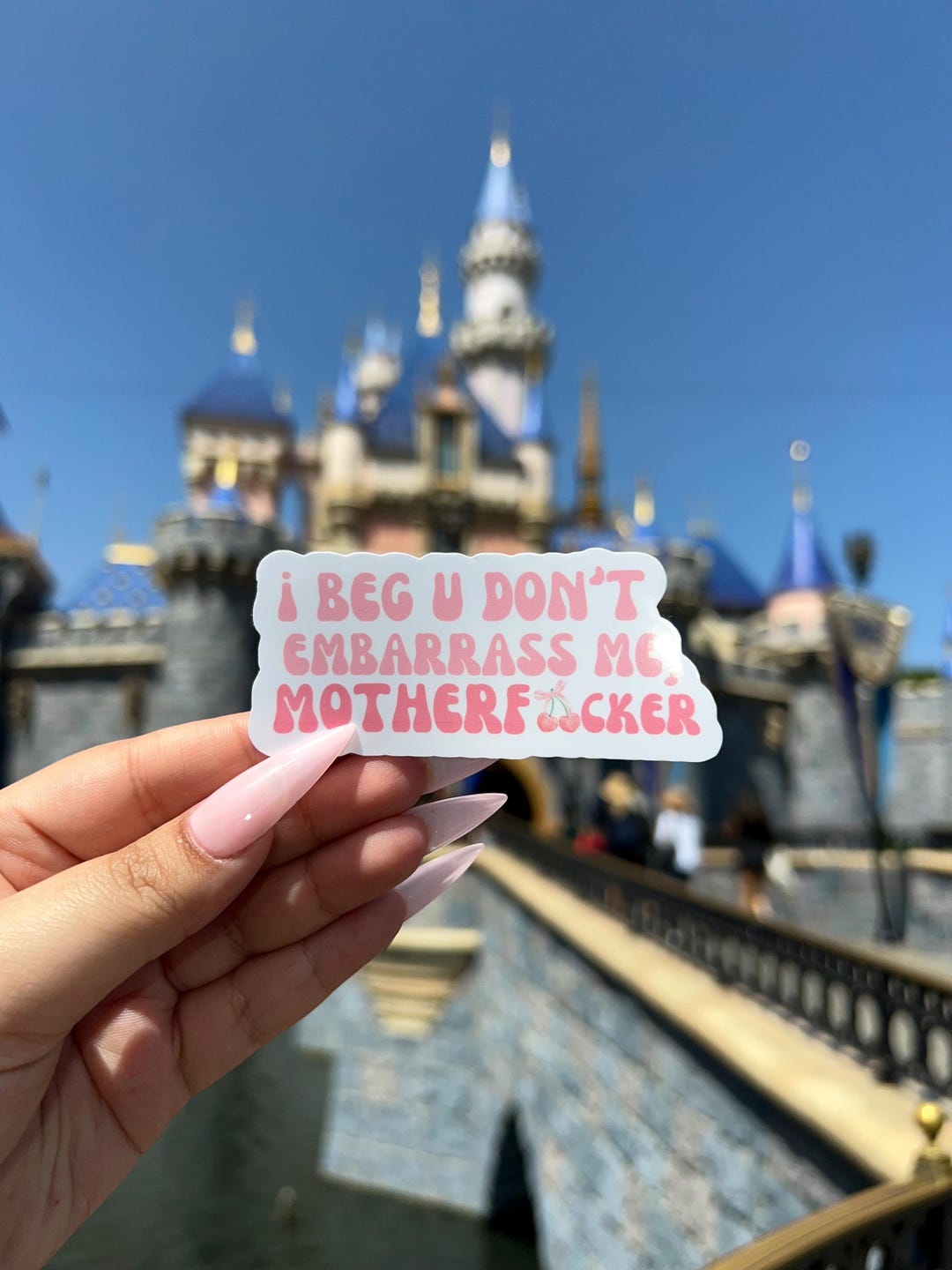 I Beg You Don't Embarrass Me Sticker, Please Please Please, Don't ...