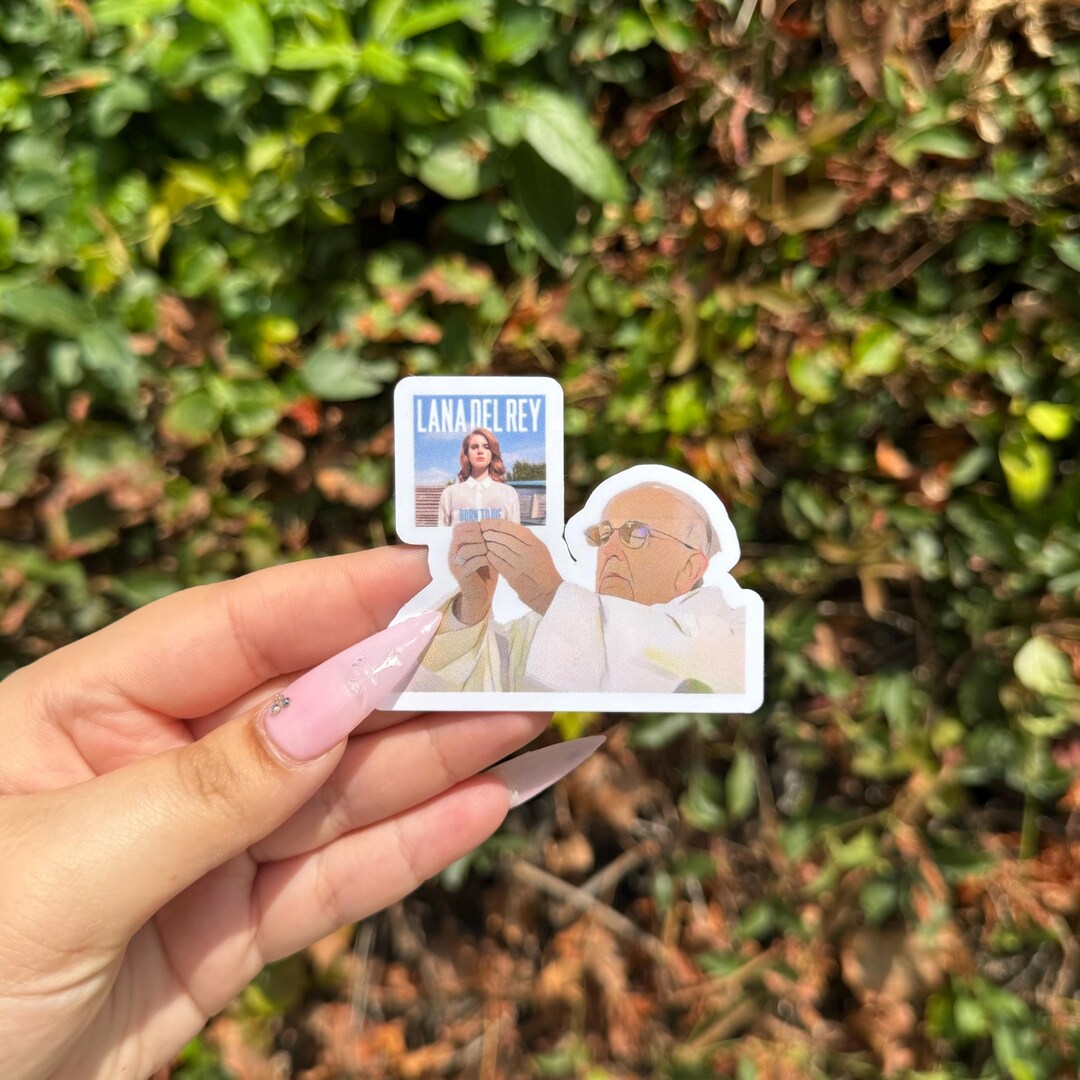 Born to Die Pope Sticker Album Sticker, Retro Sadcore Indie Pop Culture ...