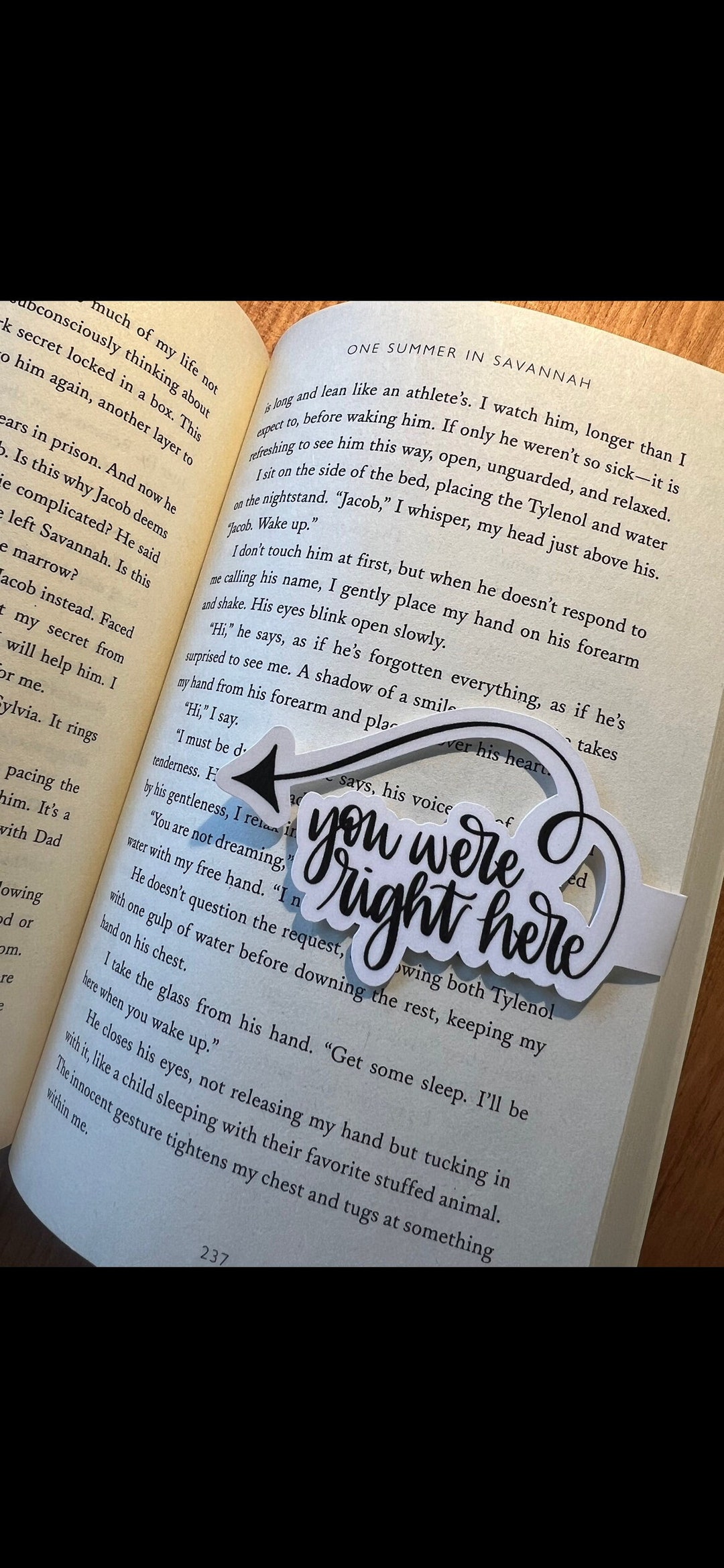 You Were Right Here Bookmark Magnetic Bookmark Bookworm Booktok - Etsy