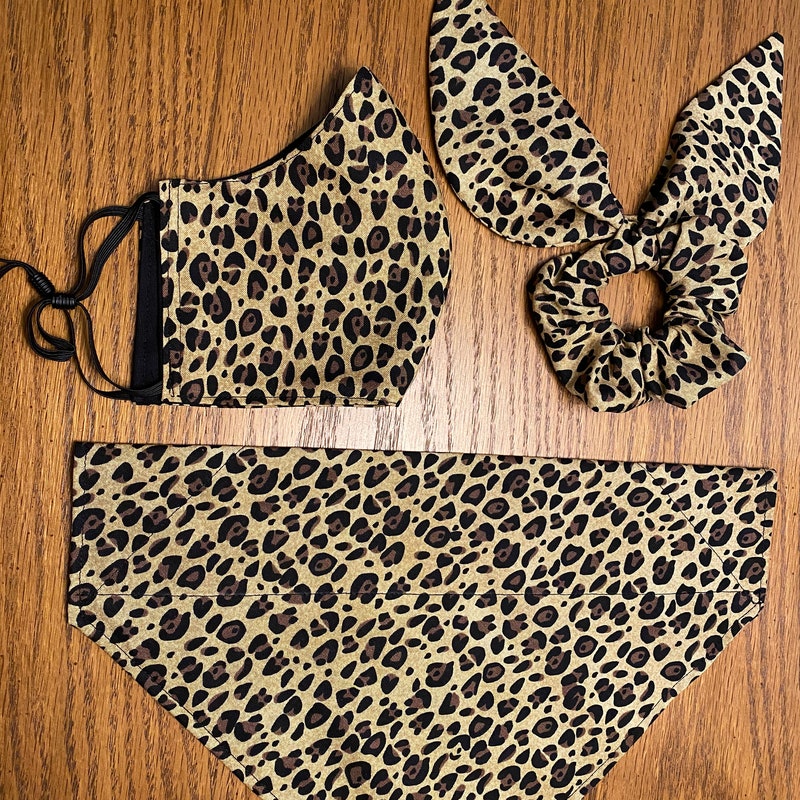 Cheetah Face Mask - Etsy
