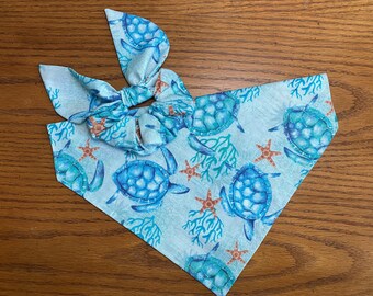 Sea Turtle Bandana - Etsy