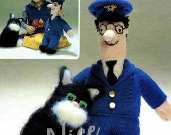 Policeman, Postman and Paramedic Pdf Knitting Pattern - Etsy UK