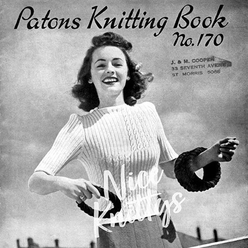 Patons Knit Pattern - Etsy