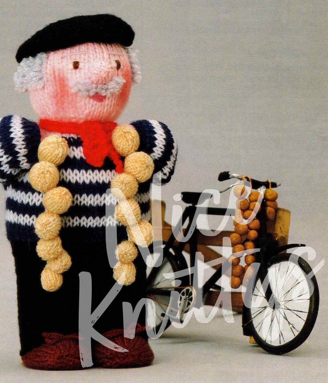 Vintage Knitting Pattern, Woolly Wotnots the Onion Seller, Digital PDF ...