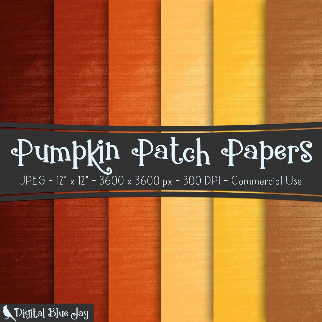 Pumpkin Patch Texture Digital Papers, Digital Scrap Booking Scrapbook ...
