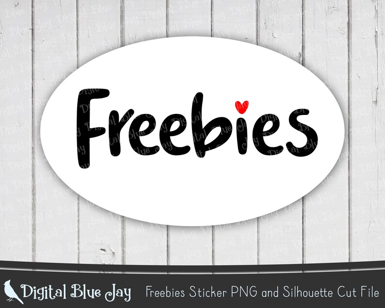 Freebies Sticker PNG, Printable Freebies Sticker, Small Business ...
