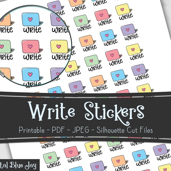 Write Stickers - Etsy
