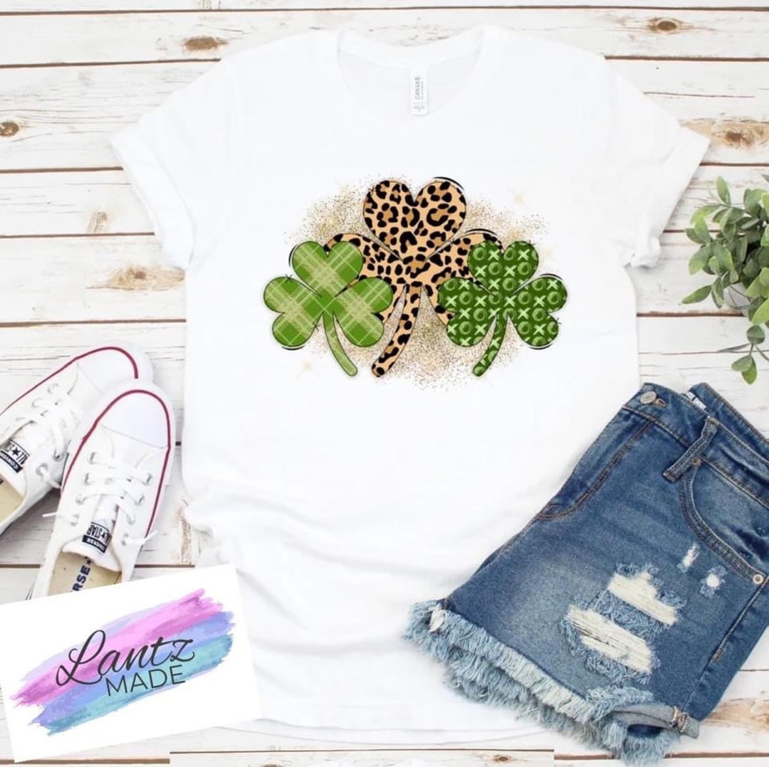 Leopard Shamrock Trio - Etsy