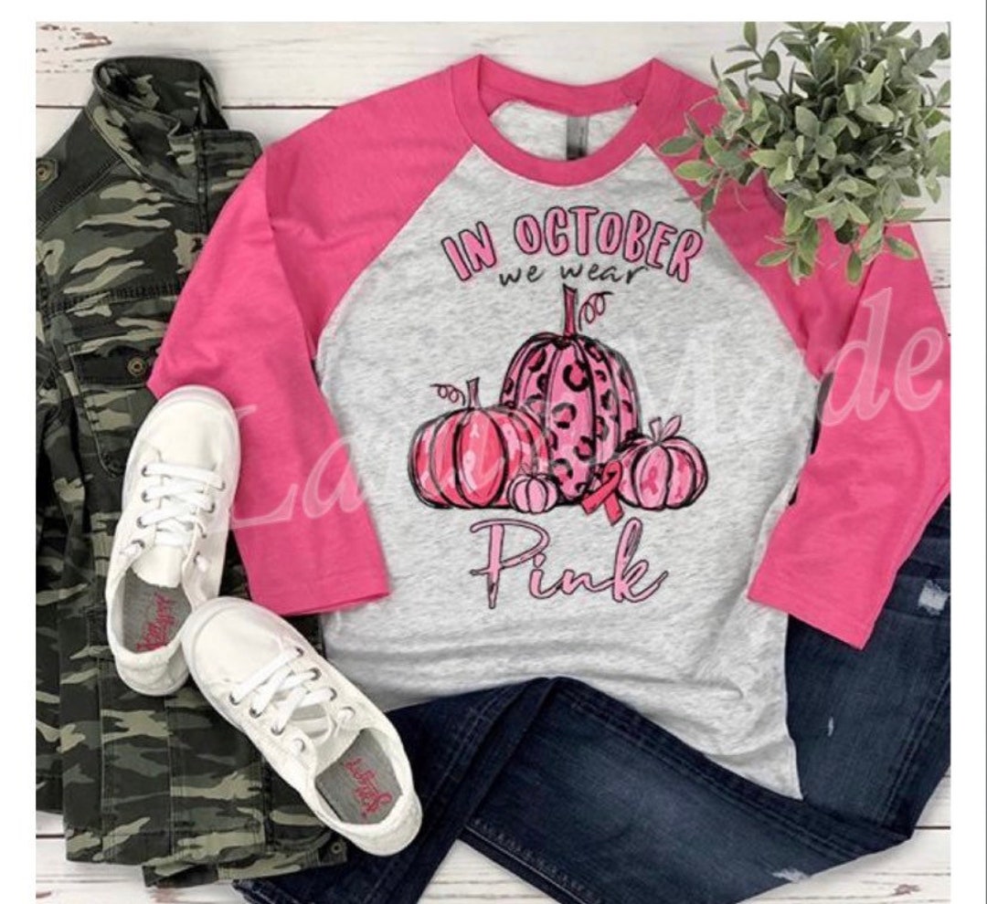 In October We Wear Pink - Etsy