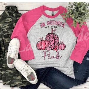 In October We Wear Pink - Etsy