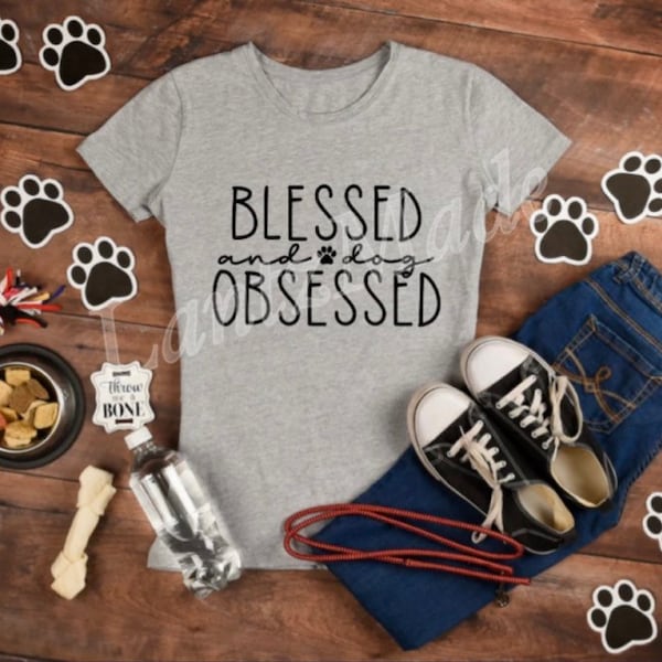 Blessed and Dog Obsessed Png - Etsy