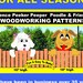 Fence Peeker Peepers SITTERS Poodle & Friend, Barn Farm Woodworking ...