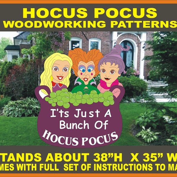 Hocus Pocu Yard Art - Etsy