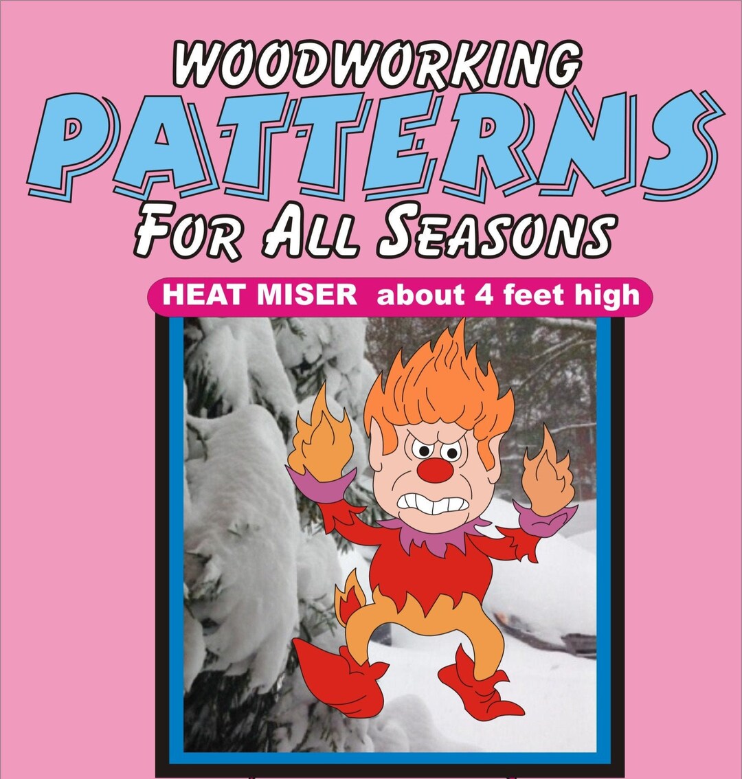 HEAT MISER Woodworking Pattern ,plan, Crafts Decor Yard Art About 4 ...