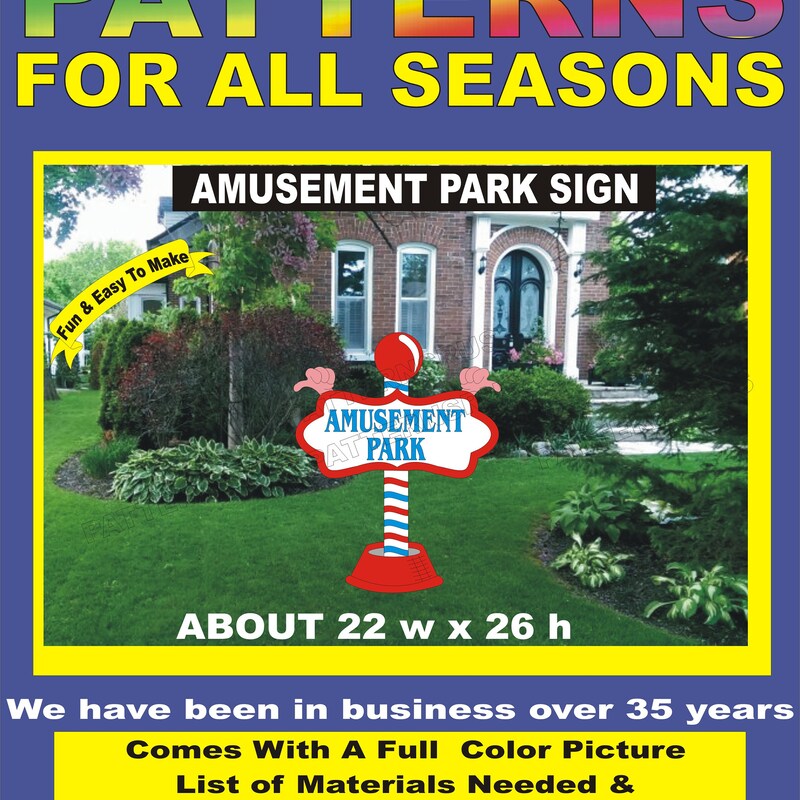 Amusement Park Signs - Etsy