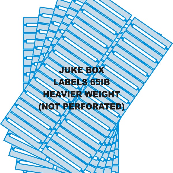 Seeburg Jukebox Box Labels - Etsy