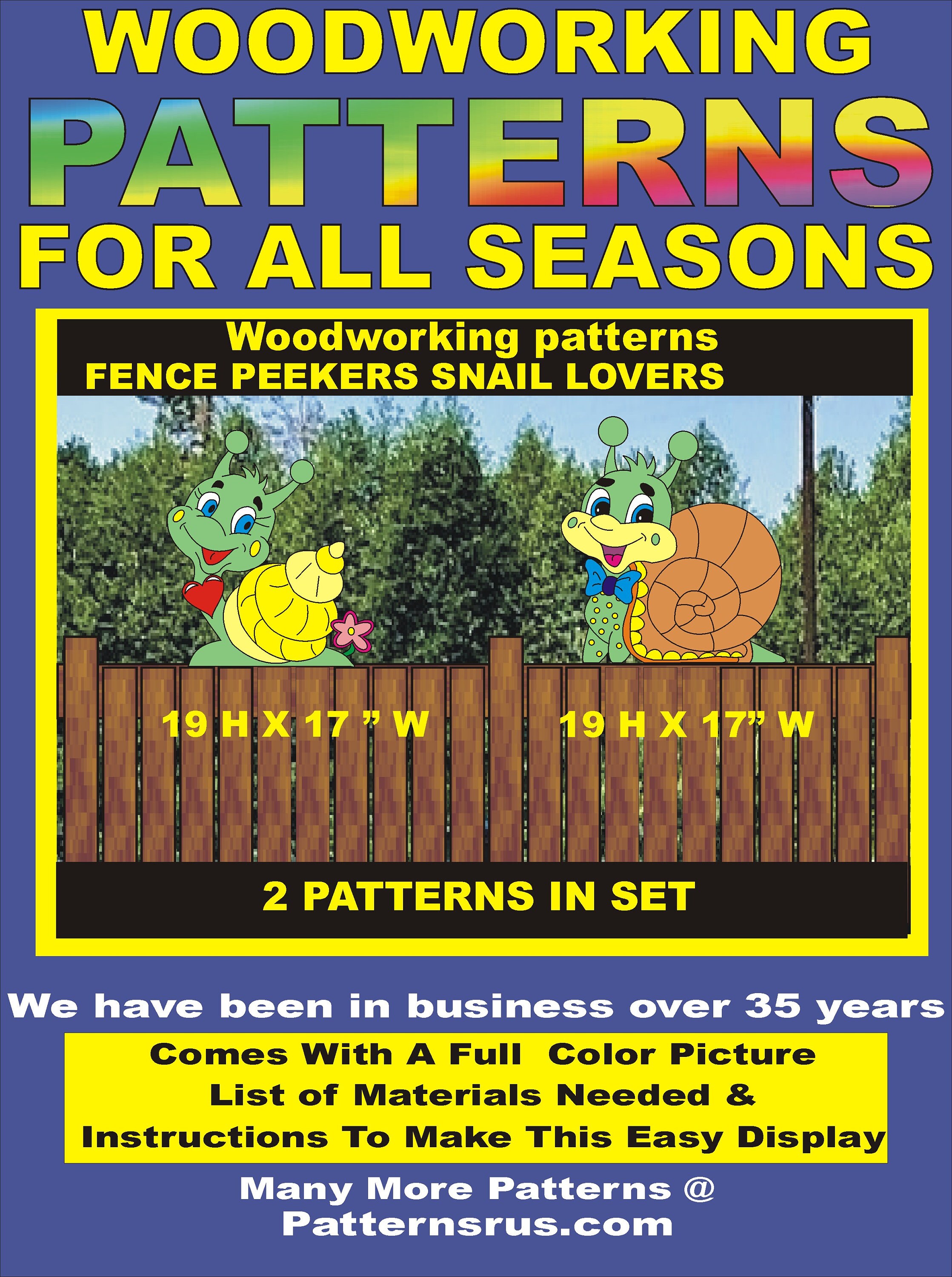 Snail lovers fence peeker peepers woodworking pattern yard art | Etsy