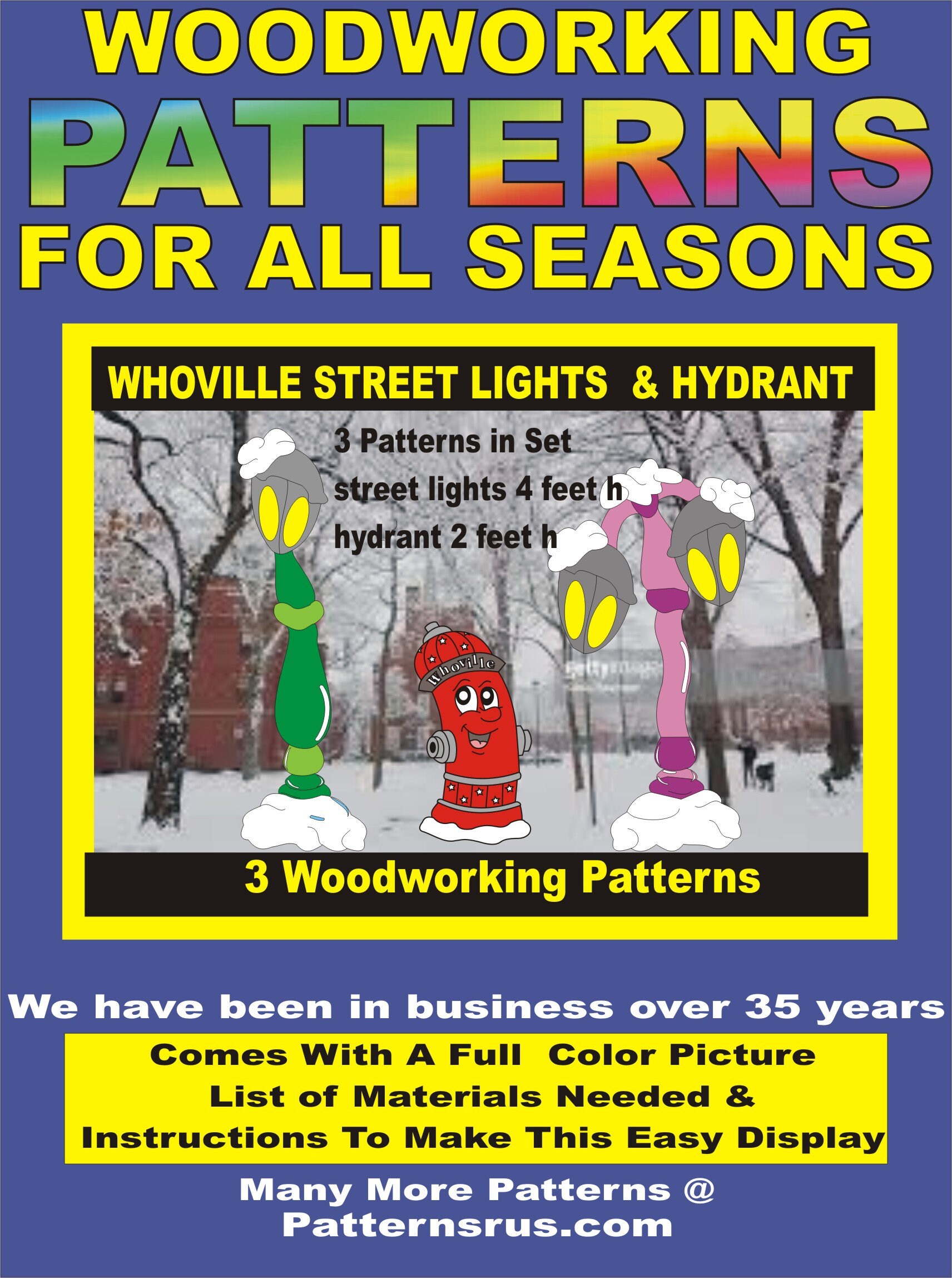 WHOVILLE CAROLLERS Kids Woodworking Pattern About 4 Feet Wide 3 Feet whoville-carollers-kids-woodworking-pattern-about-4-feet-wide-3-feet