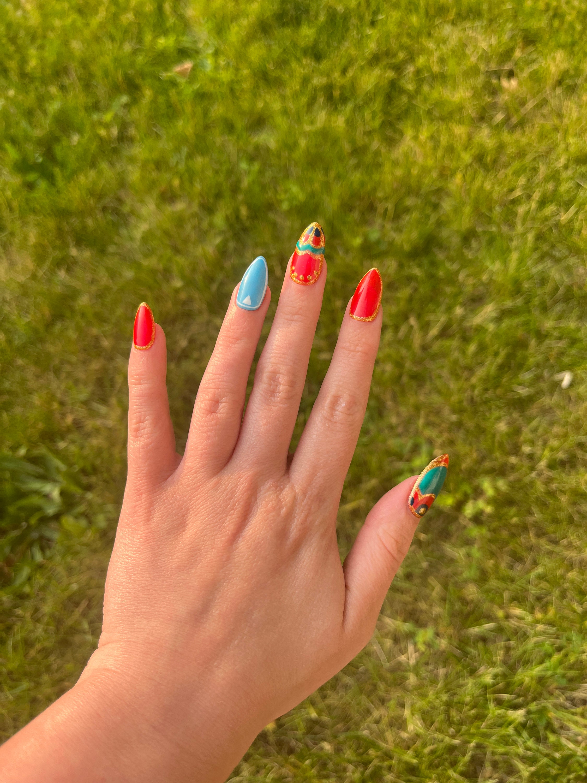 Video Game Red Desert Champion Inspired Press on Nails - Etsy