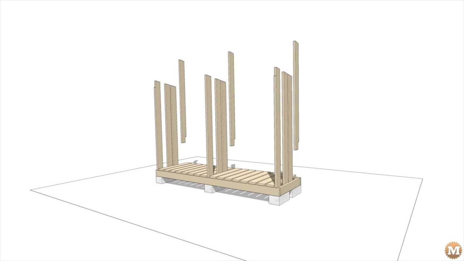 Simple Firewood Drying Shed – Digital Plan - Etsy