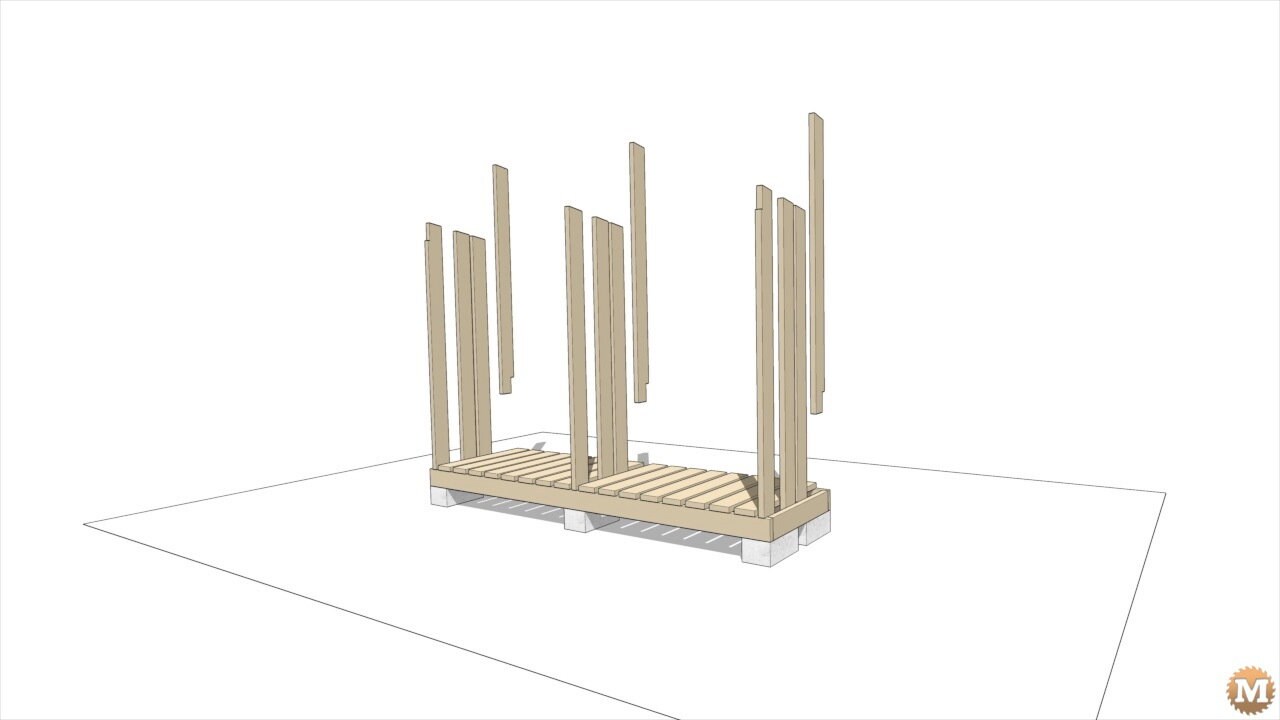 Simple Firewood Drying Shed – Digital Plan - Etsy