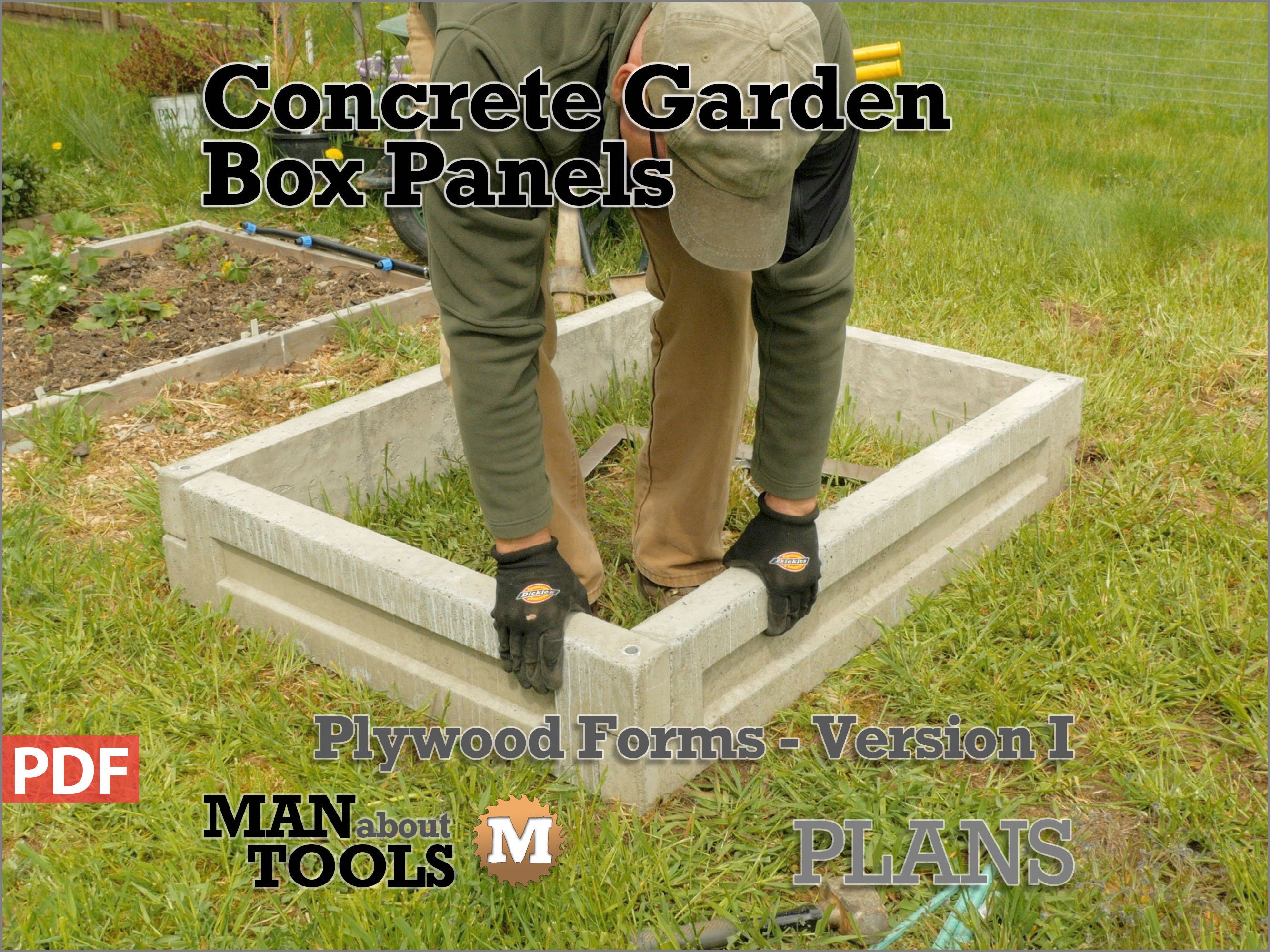Concrete Garden Box Panels - Version I Plan - Etsy