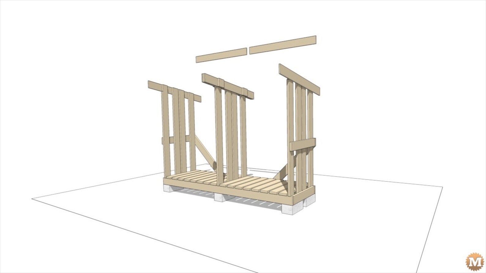 Simple Firewood Drying Shed – Digital Plan - Etsy