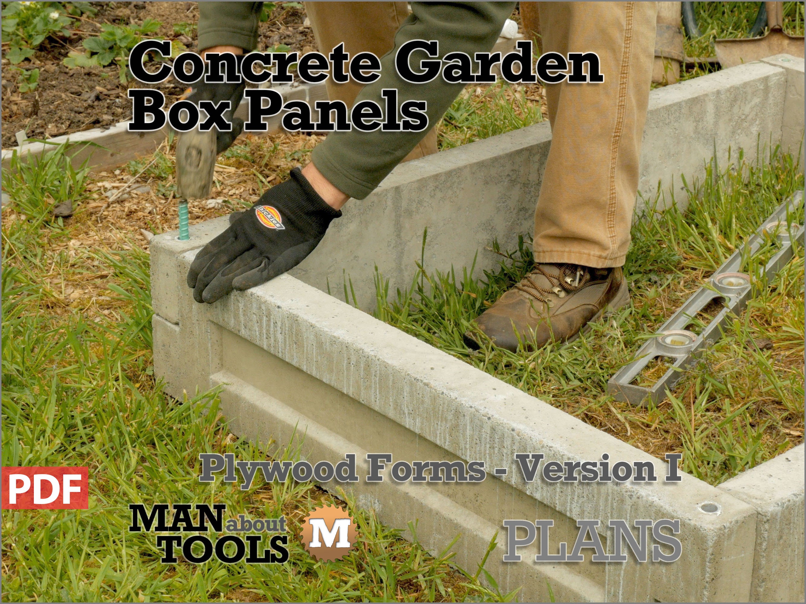 Concrete Garden Box Panels - Version I Plan - Etsy
