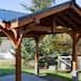 Three Gable Timber Frame Style Pavilion Plan - Etsy