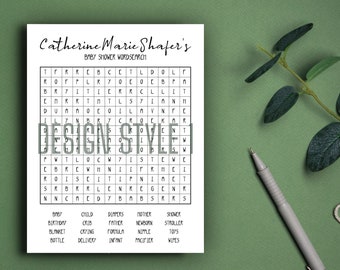 Custom Word Search | Etsy